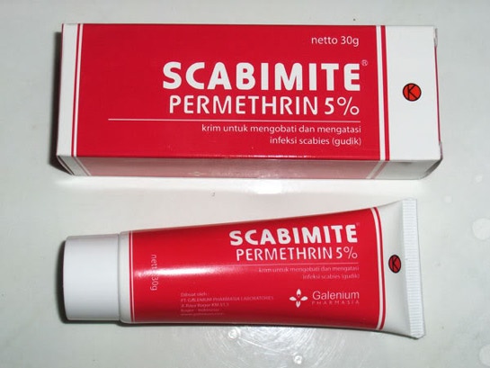 Permethrin cream for scabies